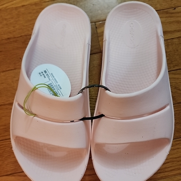 OOFOS | Shoes | Oofos Oohaa Womens Blush Pink Slide Sandals | Poshmark